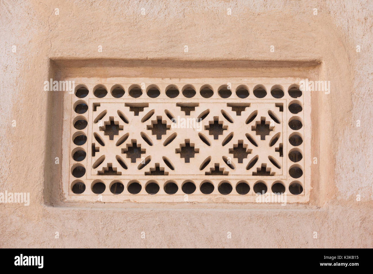 UAE, Dubai, Bur Dubai, Al Fahidi Historic District, traditional Emirati ...