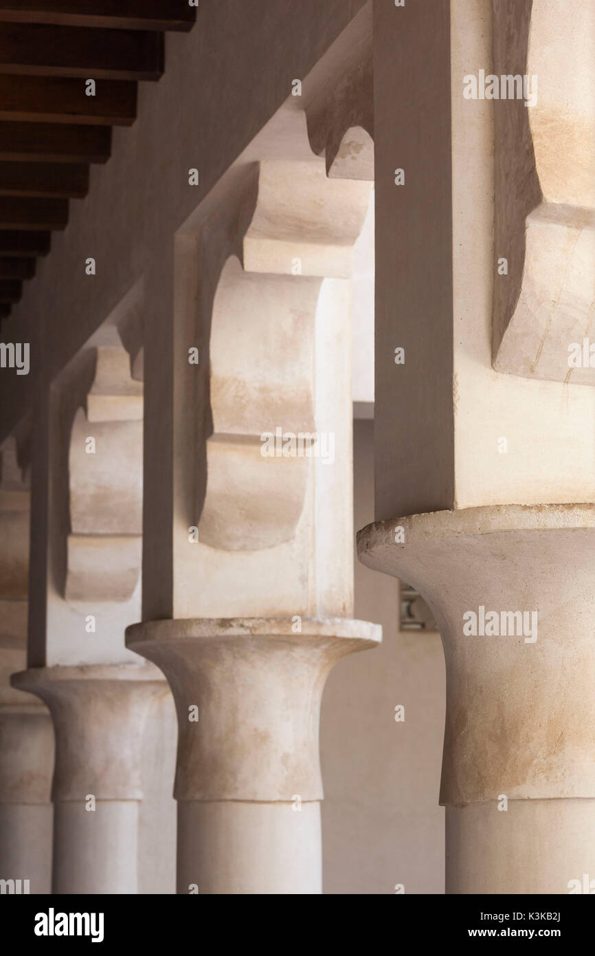 UAE, Dubai, Bur Dubai, Al Fahidi Historic District, traditional Emirati ...