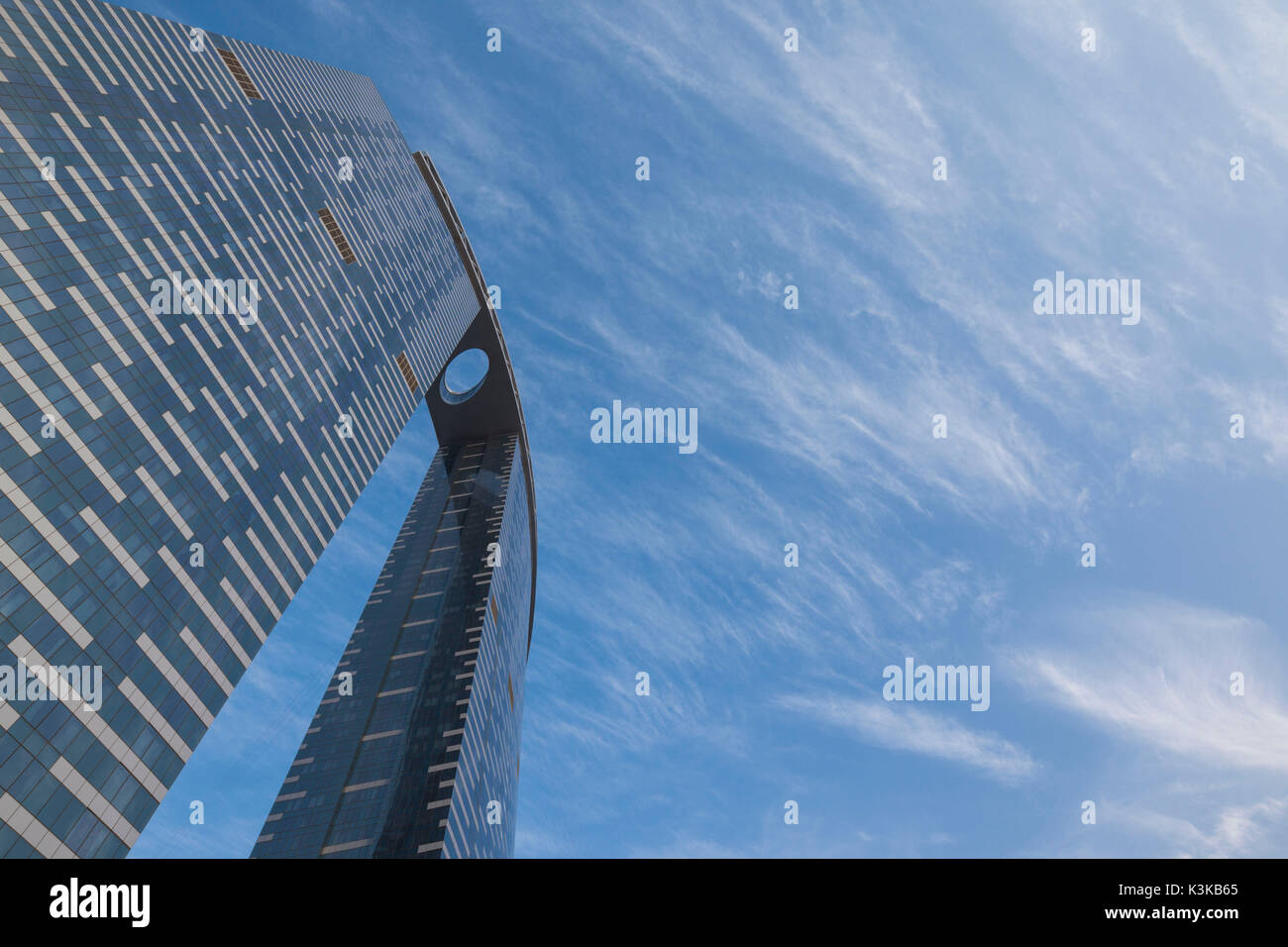 UAE, Abu Dhabi, Al Reem Island, new development area, Gate Towers Stock ...