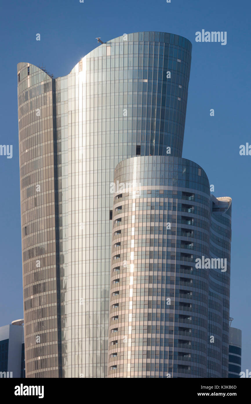 UAE, Abu Dhabi, Al Reem Island, new development area, high rise tower ...