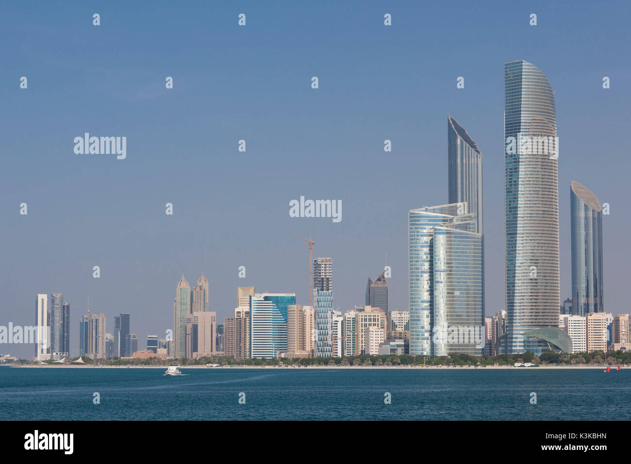 Abu dhabi city skyline hi-res stock photography and images - Alamy