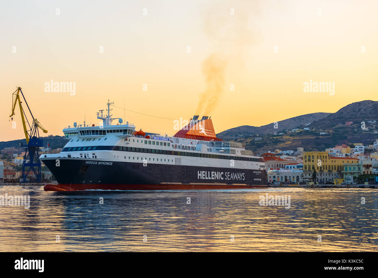 Hellenic seaways car passenger ferry hi-res stock photography and ...
