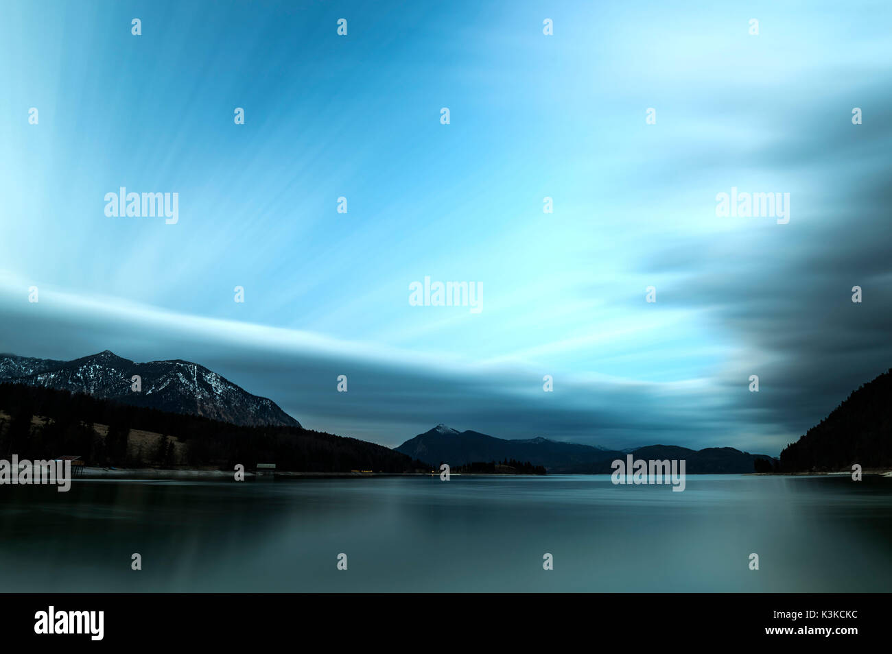 Bluish scenery hi-res stock photography and images - Alamy