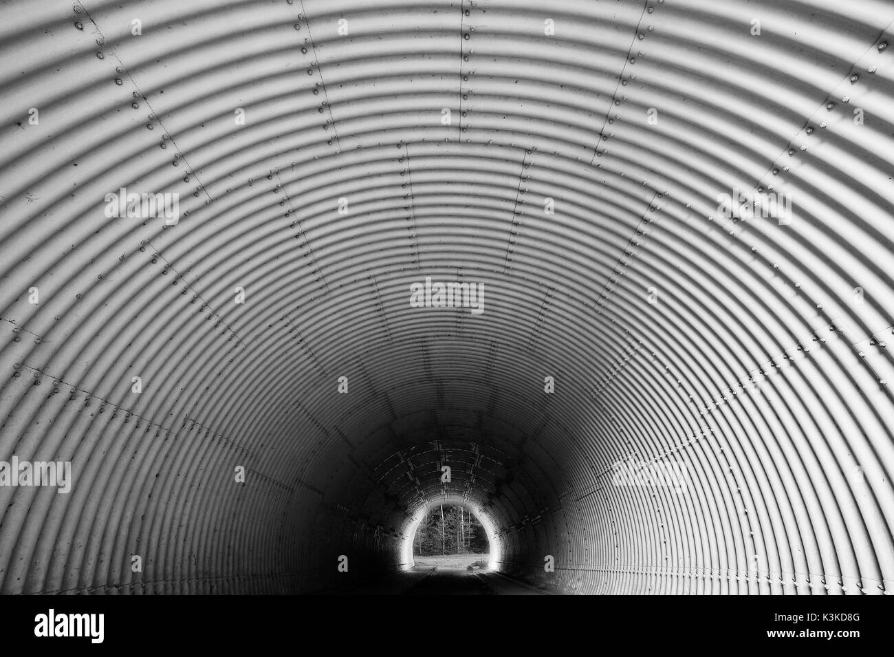 Corrugated tunnel hi-res stock photography and images - Alamy