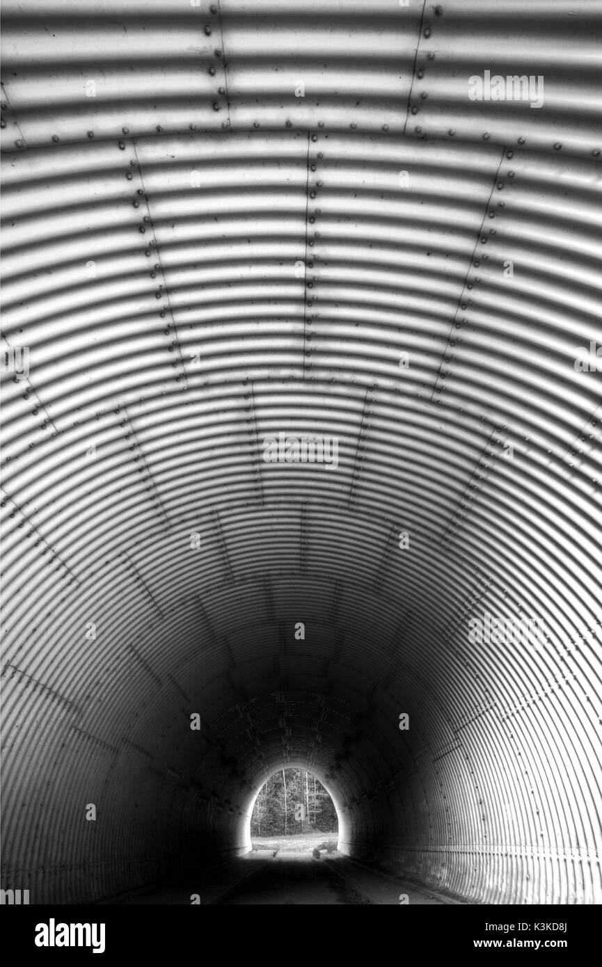 Corrugated tunnel hi-res stock photography and images - Alamy