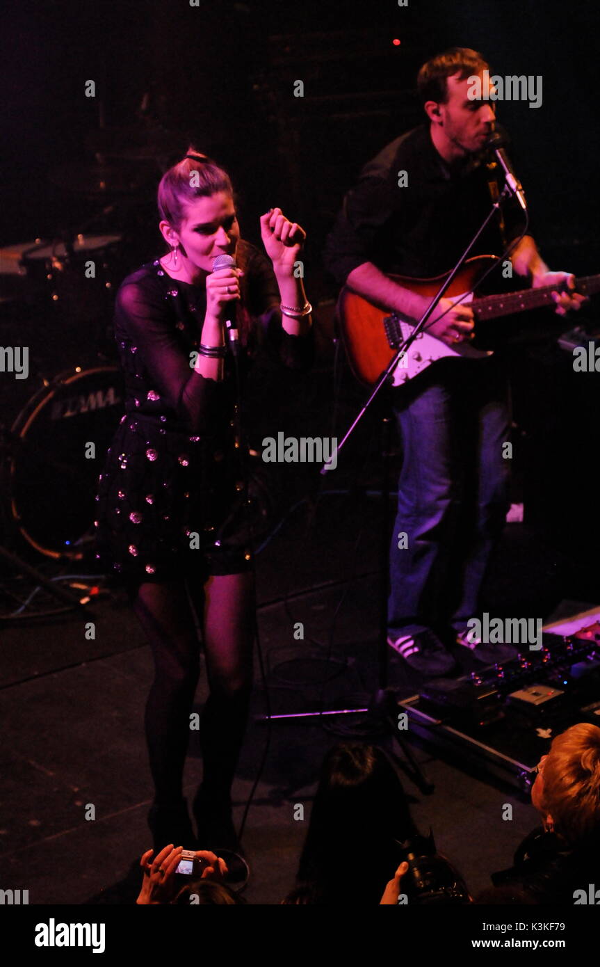 French youngest pop singer Roxanne performs at the Transbordeur ...