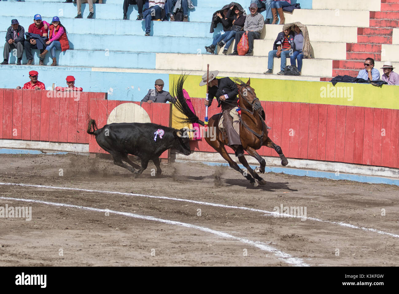 Chased by bull hi-res stock photography and images - Alamy