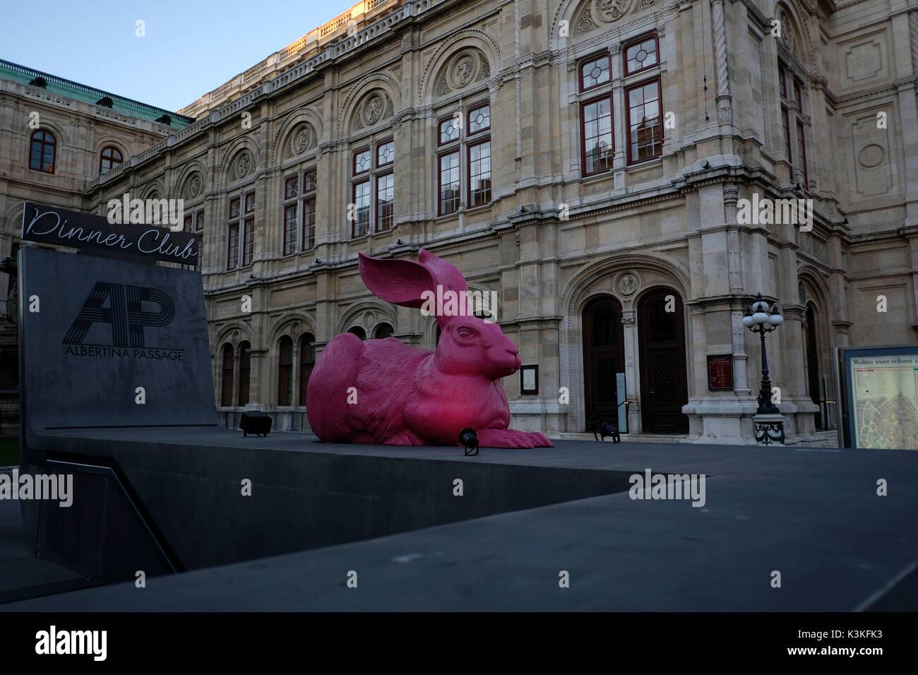Pink rabbit in front of the opera house hi-res stock photography and ...