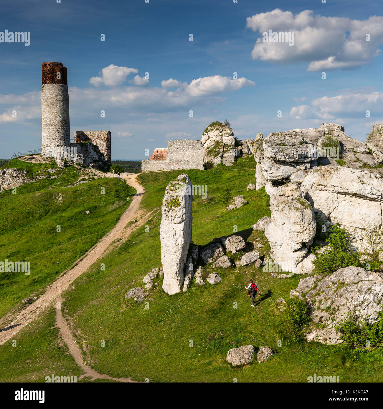 Europe, Poland, Silesia, Krakow-Czestochowa Upland / Polish Jurassic ...
