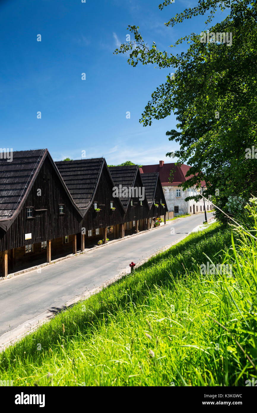 Europe, Poland, Lower Silesia, Chelmsko Slaskie / Schömberg - Domy ...