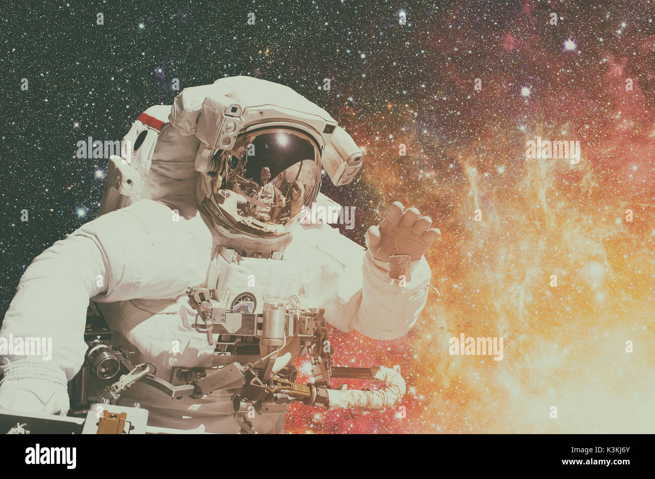 NASA space exploration astronaut. Elements of this image furnished by ...