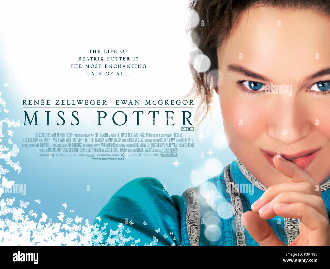 MISS POTTER RENEE ZELLWEGER as Beatrix Potter Date: 2006 Stock Photo ...