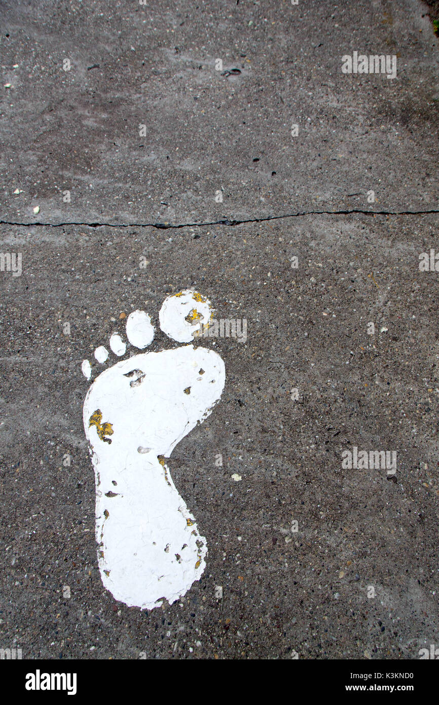 Human baby footprints hi-res stock photography and images - Alamy