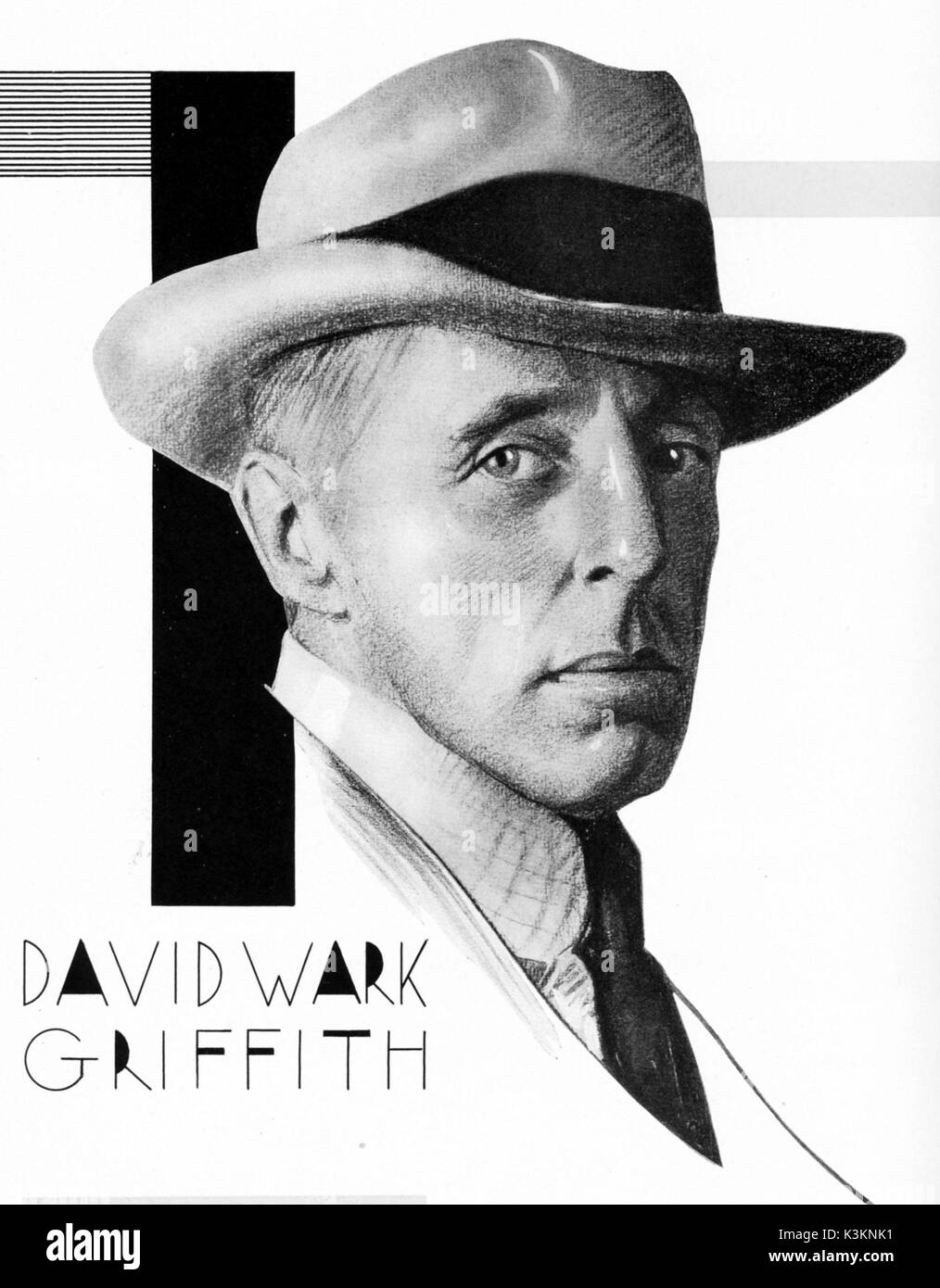 DW GRIFFITH Film director Stock Photo - Alamy