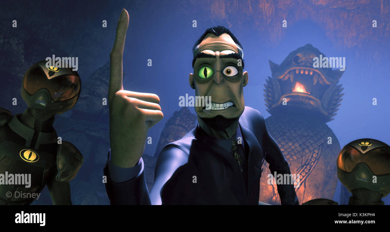 BOLT MALCOLM MCDOWELL voices Dr. Calico Date: 2008 Stock Photo - Alamy