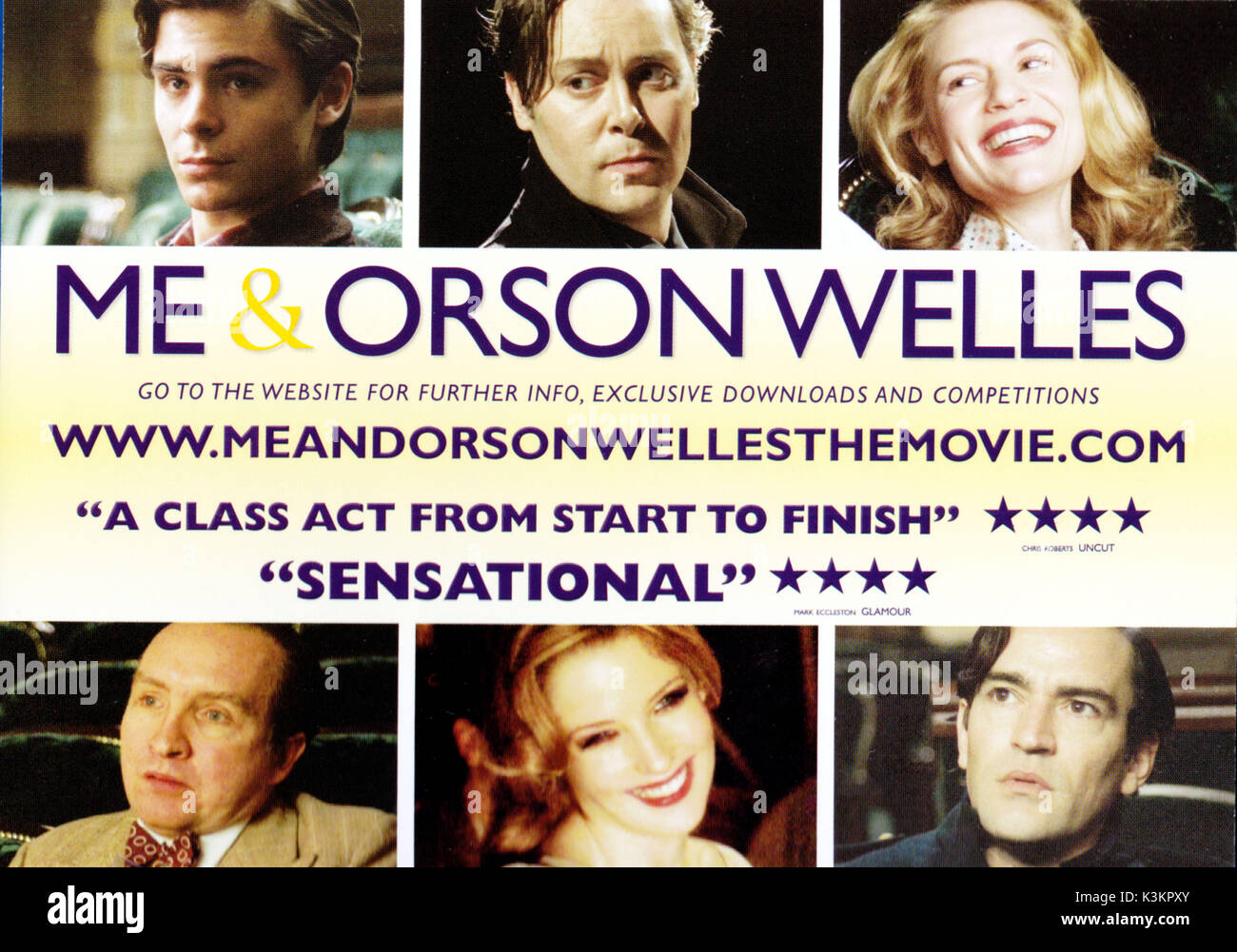 ME AND ORSON WELLES ZAC EFFRON, CHRISTIAN MCKAY, CLAIRE DANES [bottom ...