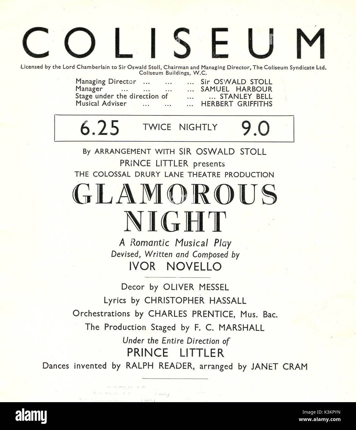 Novello at night hi-res stock photography and images - Alamy