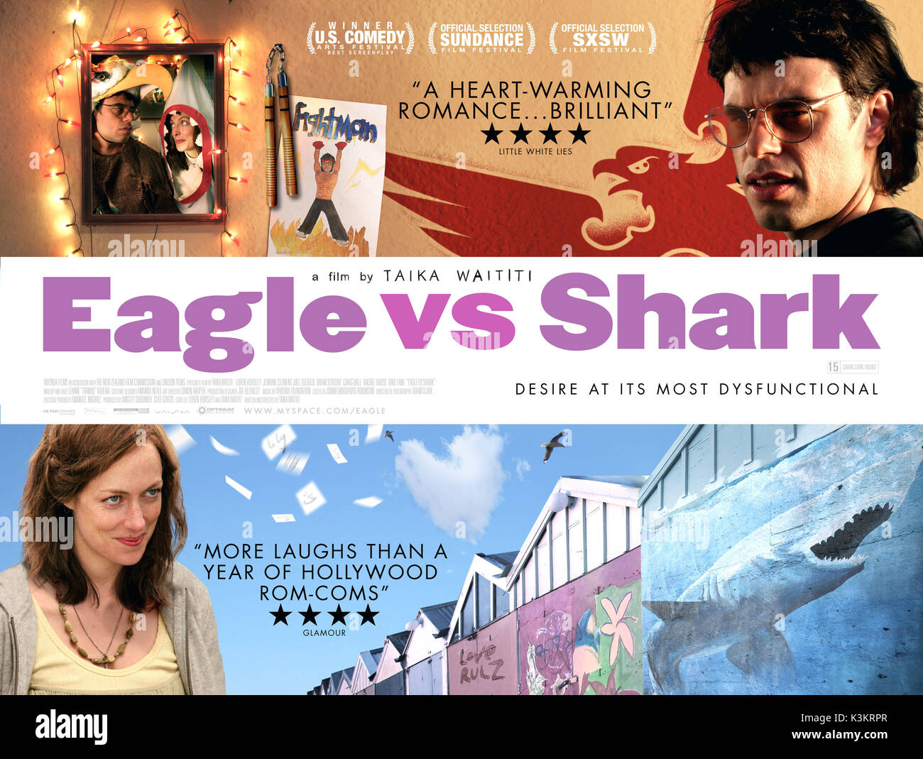 EAGLE VS SHARK LOREN HORSLEY, JEMAINE CLEMENT Date: 2007 Stock Photo ...