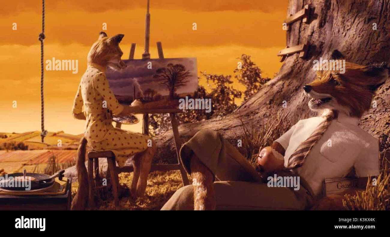 FANTASTIC MR FOX MERYL Streep voices Mrs. Fox, GEORGE CLOONEY voices Mr ...