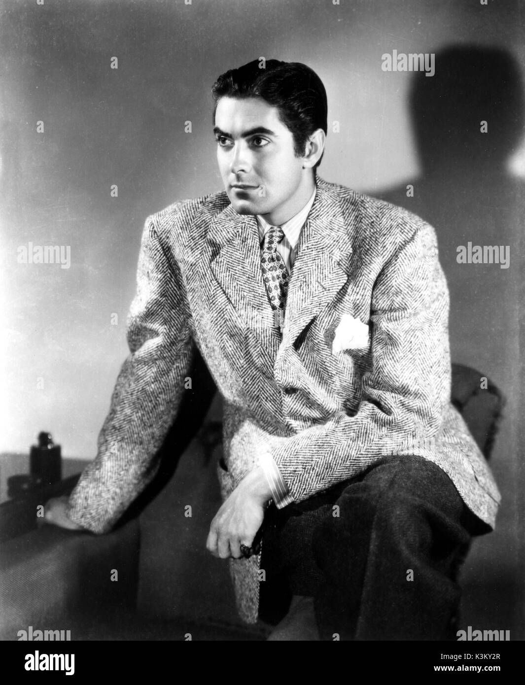 TYRONE POWER American actor Stock Photo - Alamy