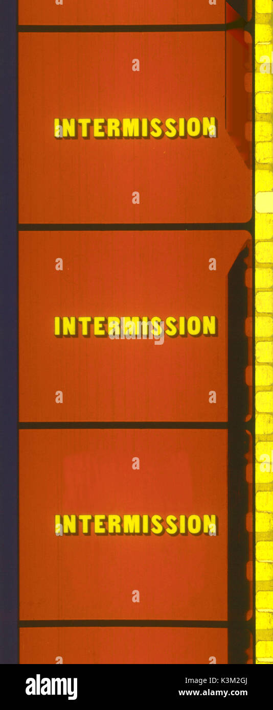 Intermission movie hi-res stock photography and images - Alamy