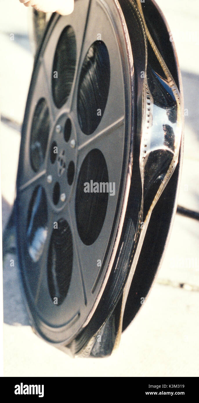 A metal spool with 2,000 feet of 35mm Technicolor safety film printed ...