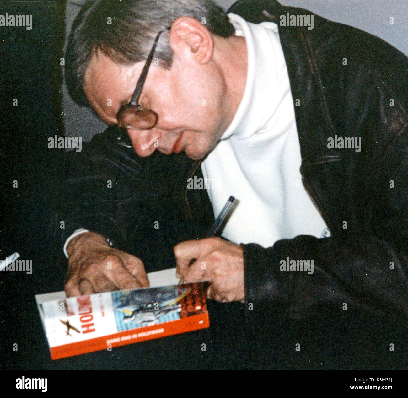 British screenwriter DAVID SHERWIN signs copies of his book GOING MAD ...