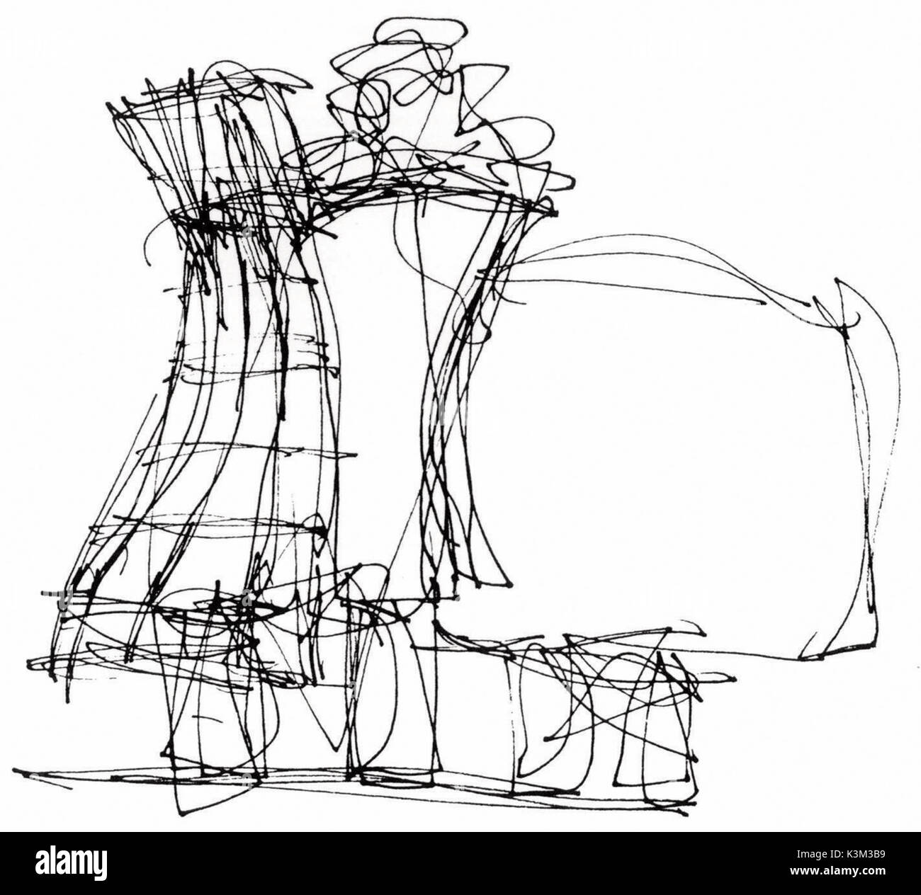 SKETCHES OF FRANK GEHRY SKETCHES OF FRANK GEHRY Date: 2005 Stock Photo ...
