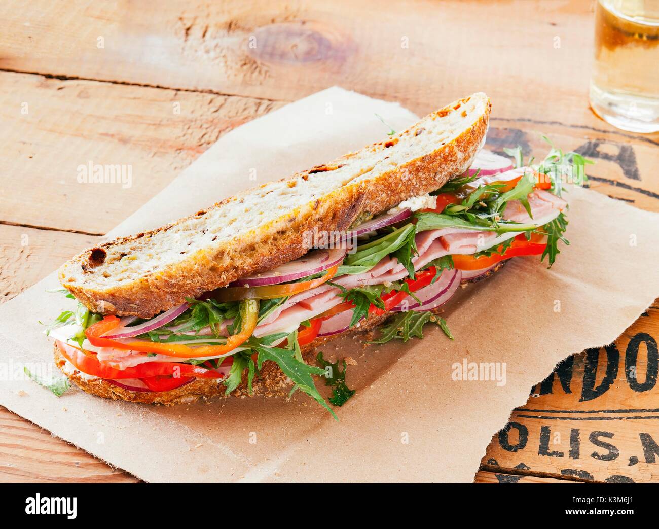 Ham sandwich sign hi-res stock photography and images - Alamy