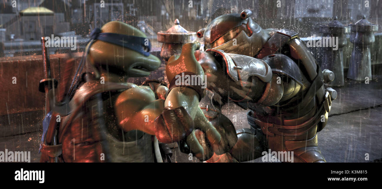 TMNT Leonardo and Nightwatcher TMNT Date: 2007 Stock Photo - Alamy