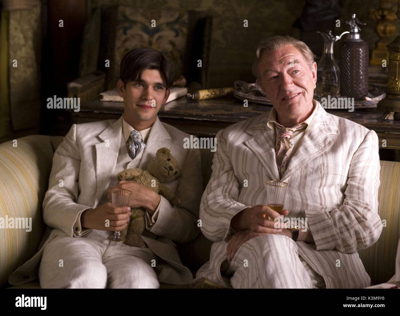 BRIDESHEAD REVISITED BEN WHISHAW as Sebastian Flyte, MICHAEL GAMBON as ...
