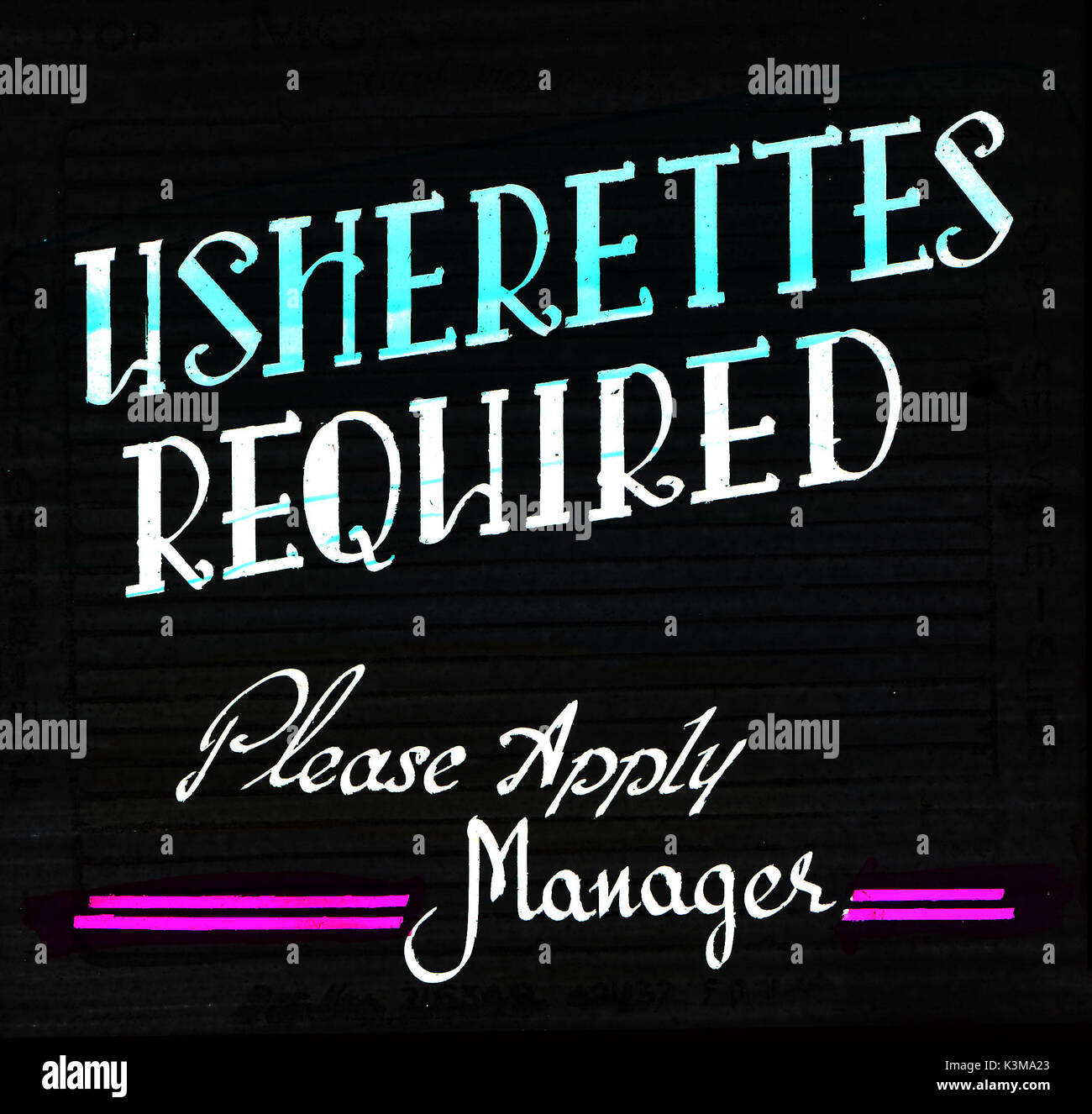 Usherettes hi-res stock photography and images - Alamy