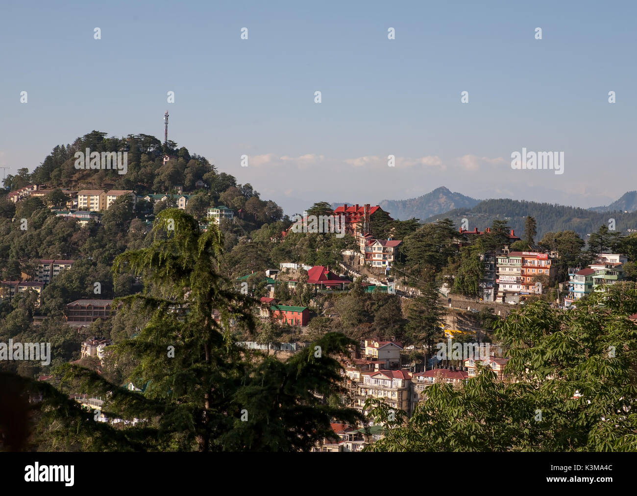 Traditional shimla buildings hi-res stock photography and images - Alamy