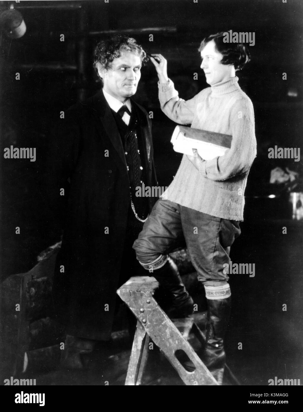 THE MOUNTAIN EAGLE [BR / GER 1926] Alfred Hitchcock's wife, ALMA REVILLE, Assistant Director and ...