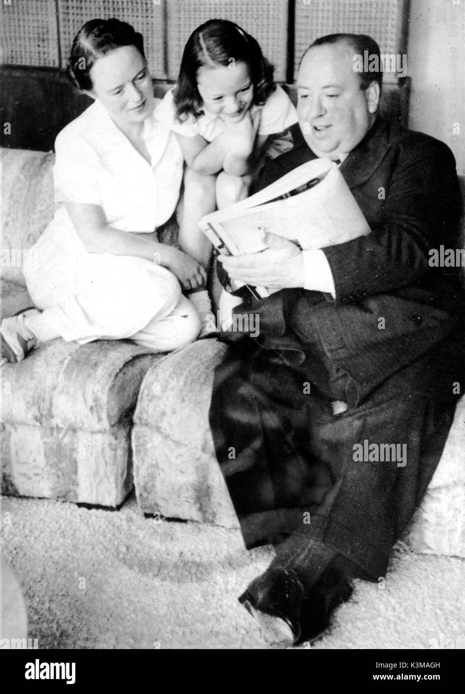 ALMA REVILLE with husband Director ALFRED HITCH Stock Photo - Alamy