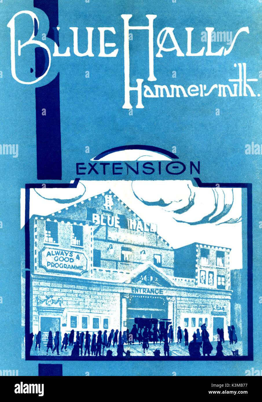 BLUE HALLS CINEMAS Stock Photo - Alamy