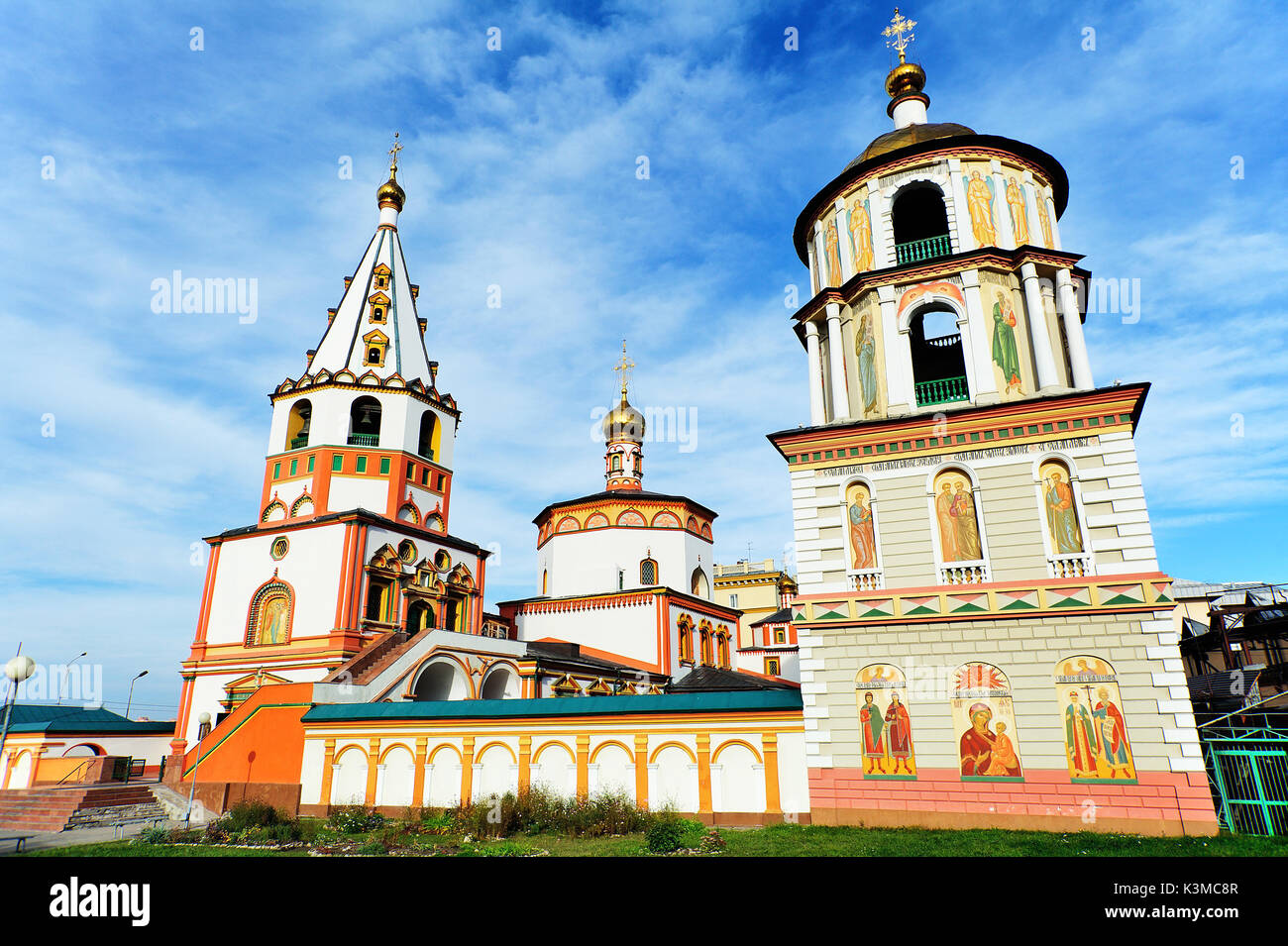 Cathedral of the Epiphany in Irkutsk,Russia Stock Photo - Alamy
