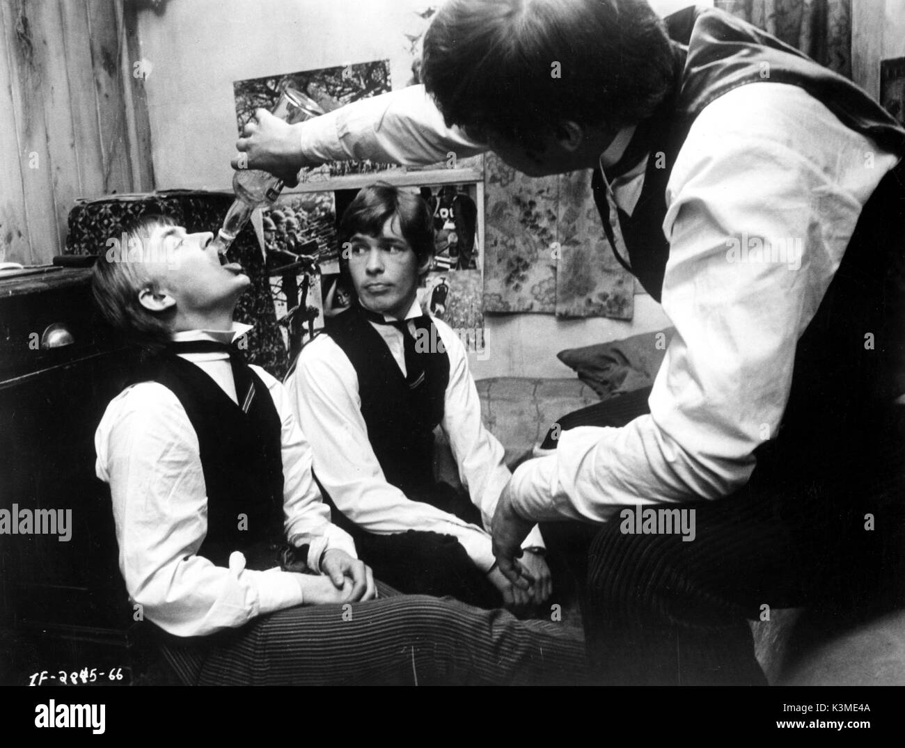IF... [BR 1968] MALCOLM MCDOWELL, RICHARD WARWICK [centre], DAVID WOOD ...