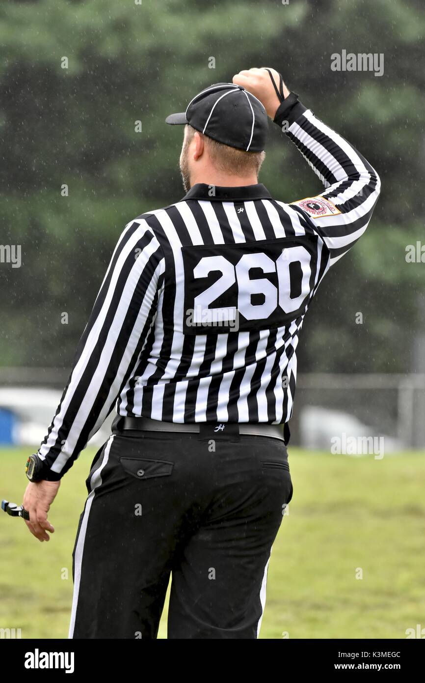 American football referee Stock Photo - Alamy