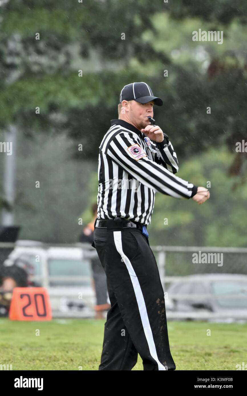 American football referee Stock Photo - Alamy