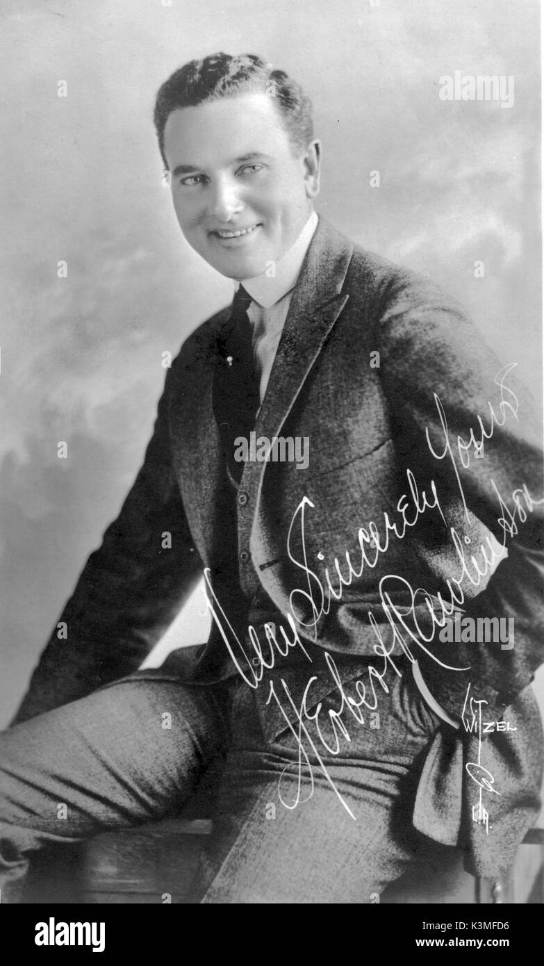 HERBERT RAWLINSON [1885 - 1953] English-born (Brighton) silent film ...