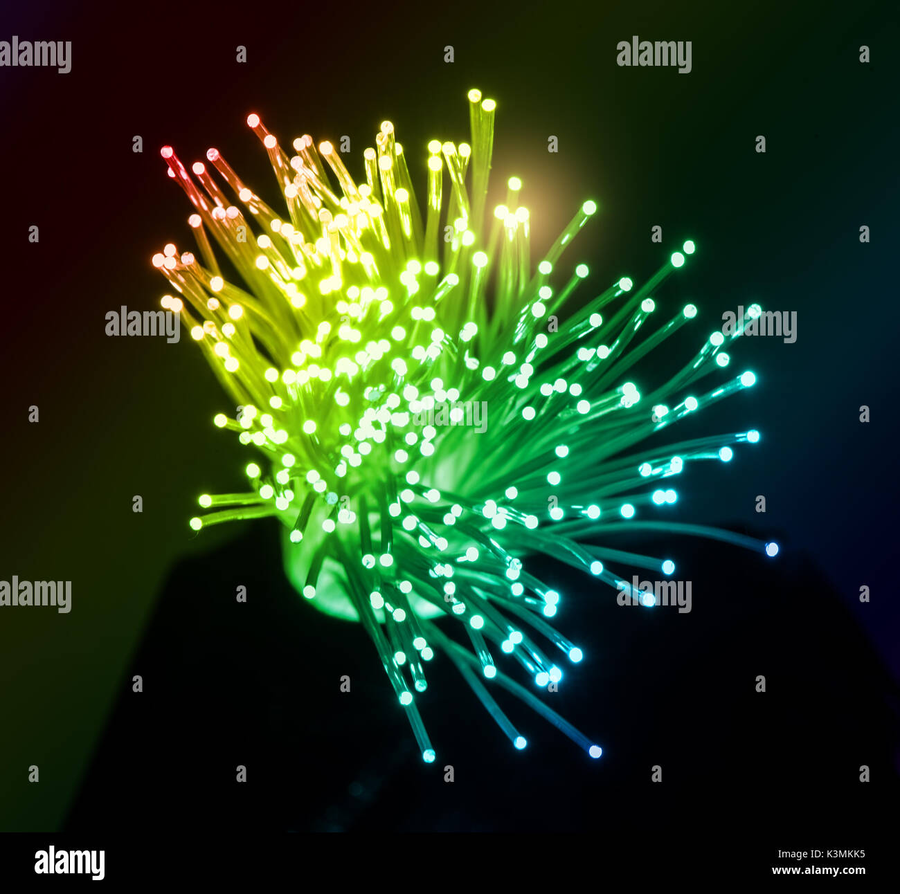 fiber optic cables Stock Photo - Alamy