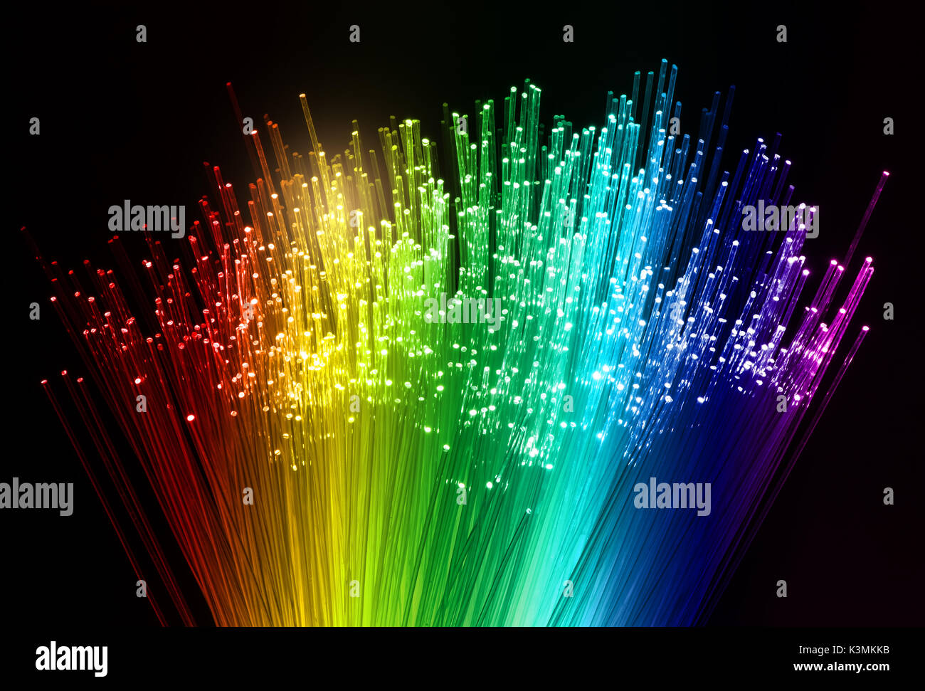 fiber optic cables Stock Photo - Alamy