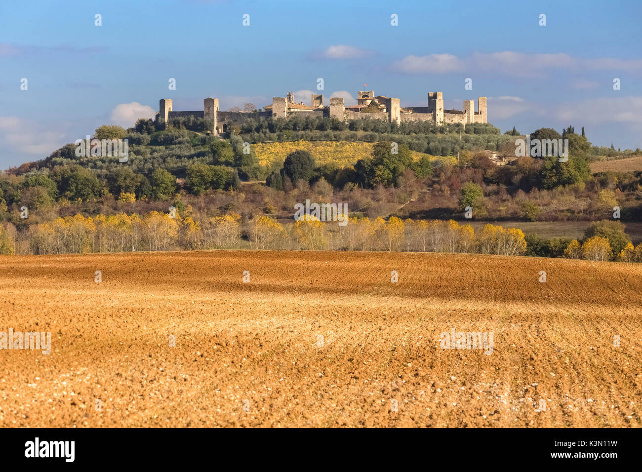 Fields In The Middle Ages Medieval Farm Calendar Hi Res Stock