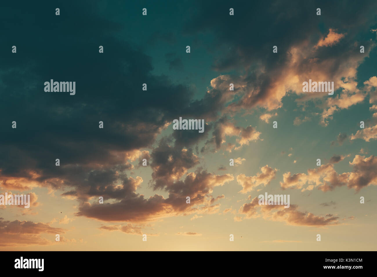 Clouds at sunset Stock Photo - Alamy