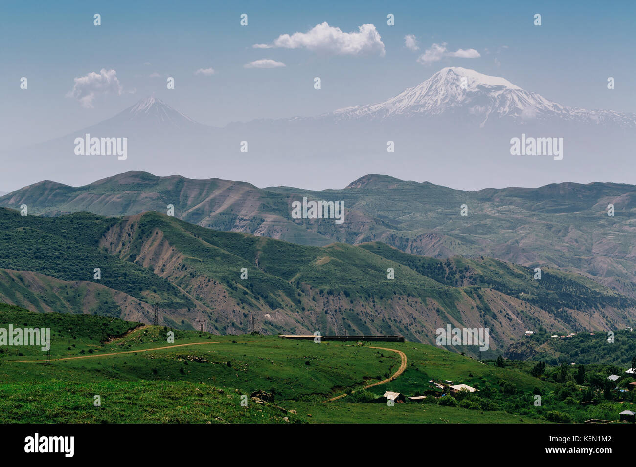 Nature of Armenia. View of Mount Ararat Stock Photo - Alamy