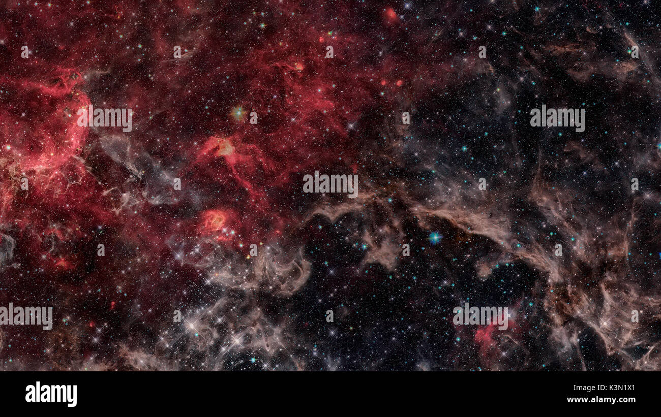 Remnant of the supernova explosion. Elements of this image furnished by ...