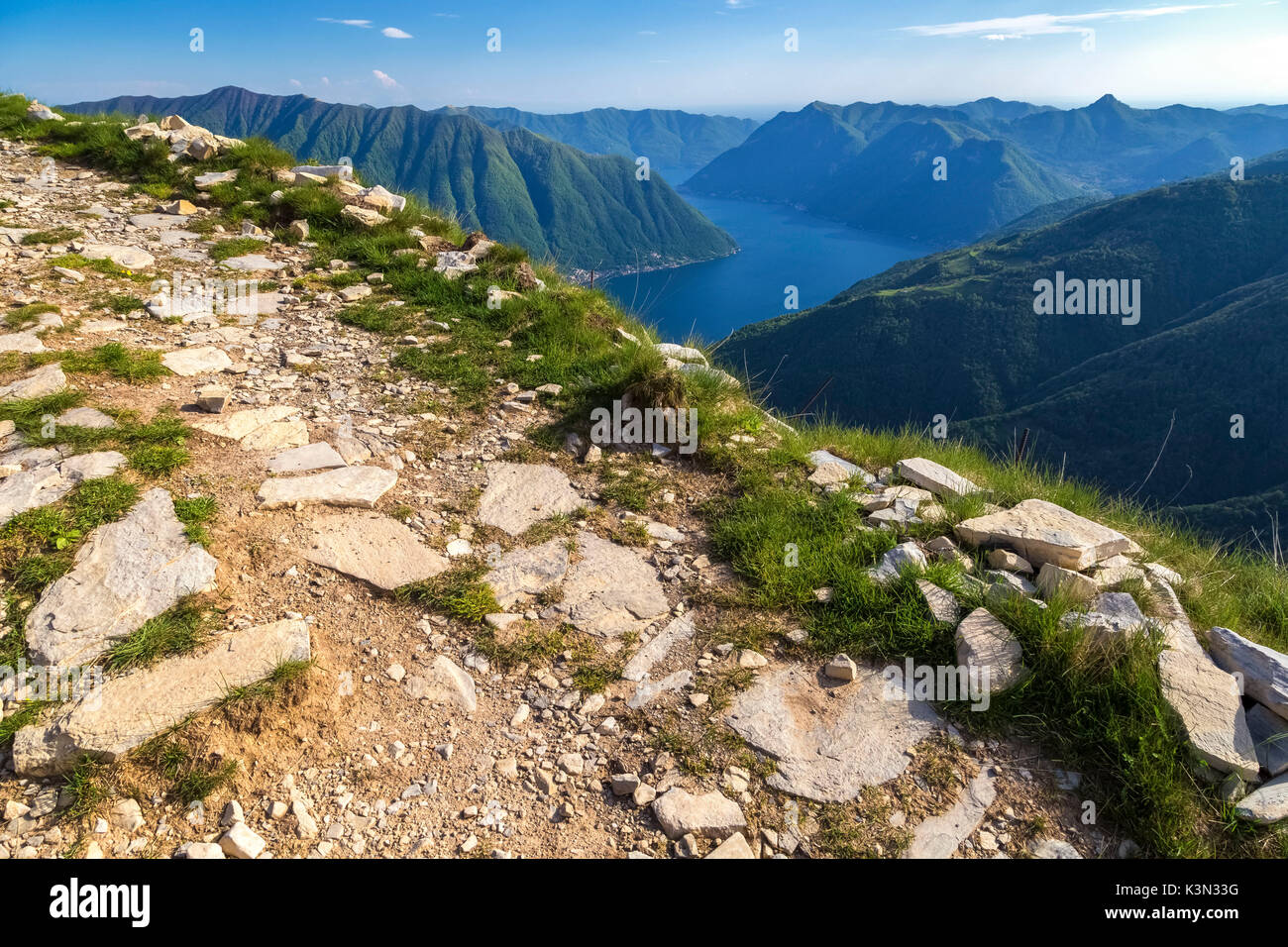 The Linea Cadorna over Lake Como, Lombardy, Italy Stock Photo - Alamy