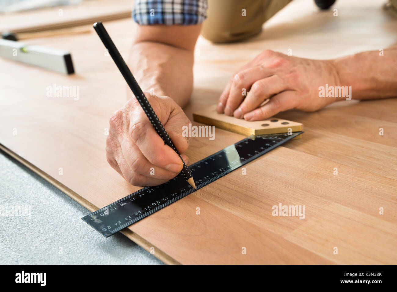Installation of a ruler hi-res stock photography and images - Alamy