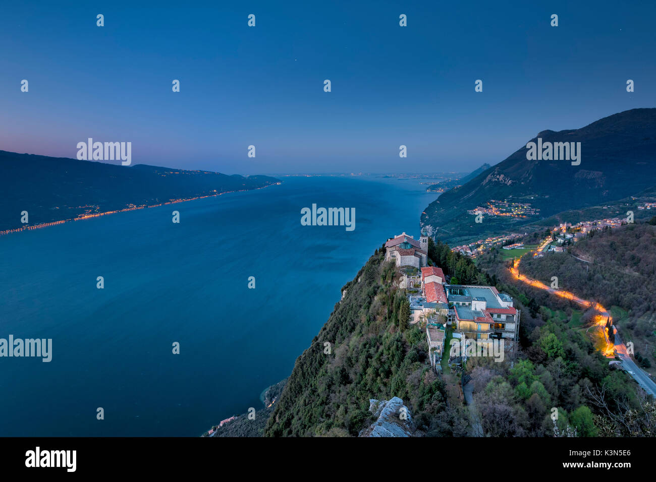 Tignale, Lake Garda, Brescia province, Lombardy, Italy. The ...